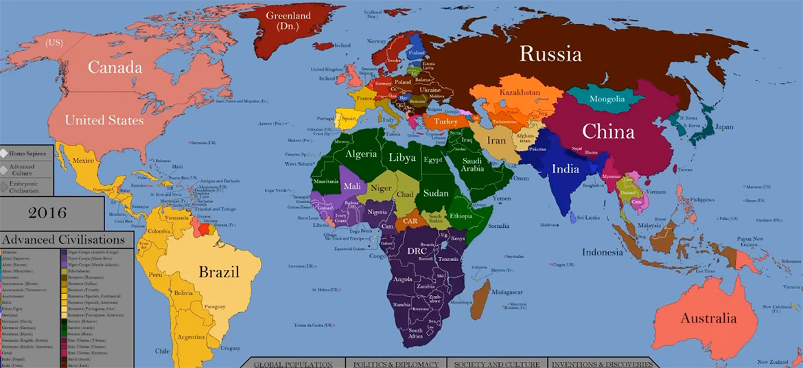 The History of The World Map In 60 Seconds | - Technology, Science ...