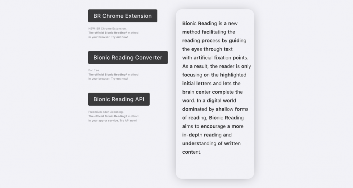 Bionic Reading | - Technology, Science & Other News